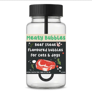 Meaty Bubbles Beef Steak Dog Bubbles
